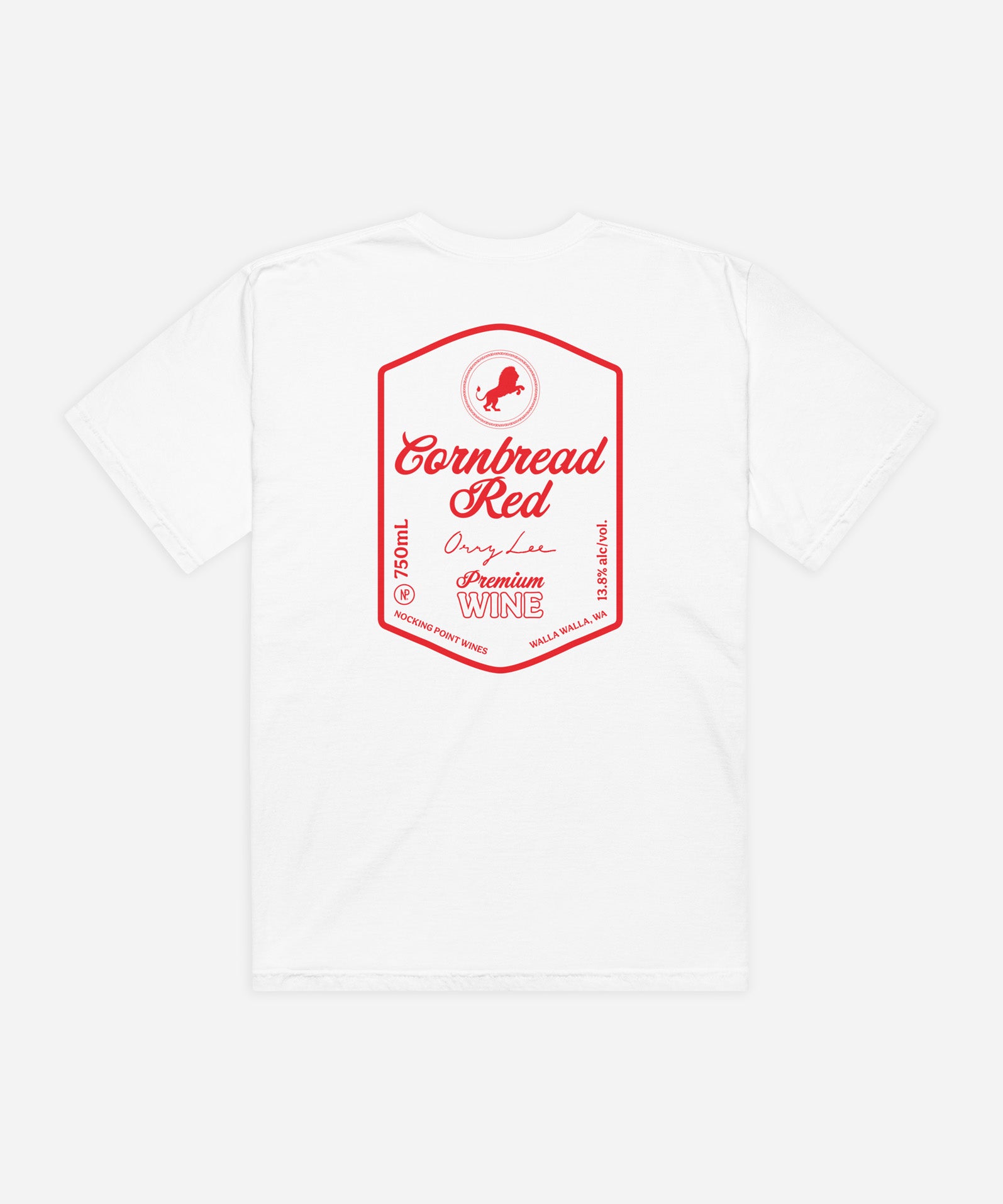 Cornbread Red Tee – Nocking Point Wines